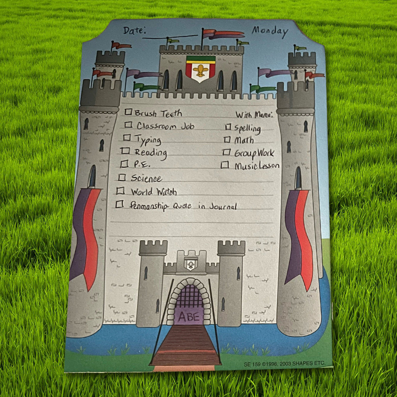 Paper Castle Notepad | Large Notepad for VBS & Scrapbooking Fun