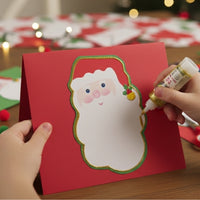 Santa Face Notepad for Festive Notes and Classroom Bulletin Board