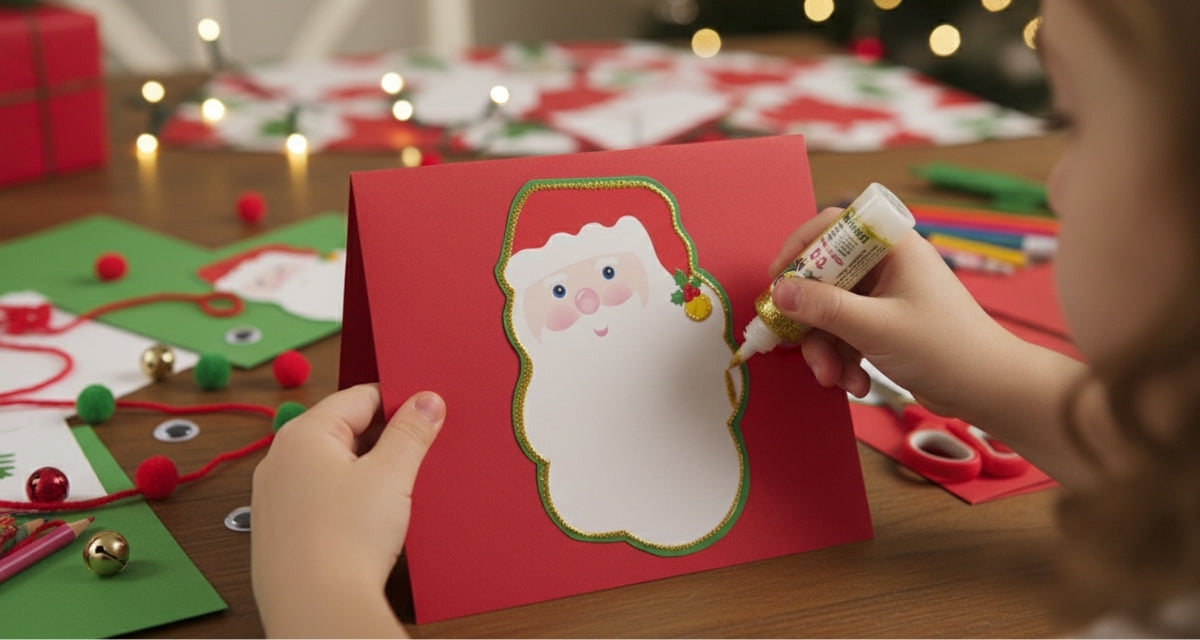 Santa Face Notepad for Festive Notes and Classroom Bulletin Board