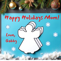 Angels Cutouts, Paper Angel Cut-Outs Assorted for Crafts