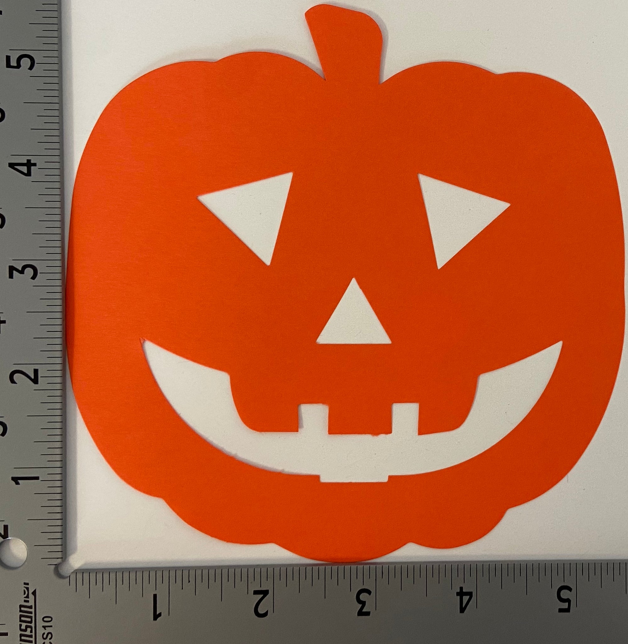 SHAPES ETC. Large Single Color Cut-Out - Jack O Lantern