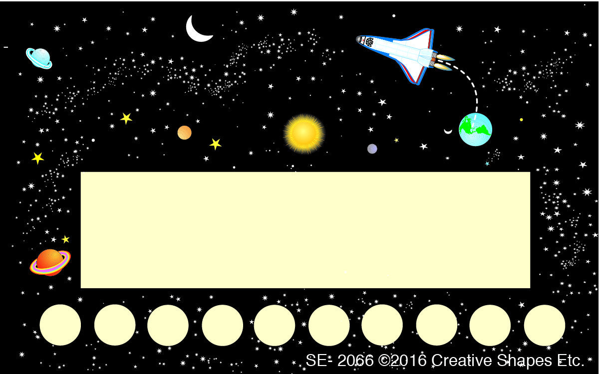 Incentive Punch Cards for Students with Space and Behaviour Themes