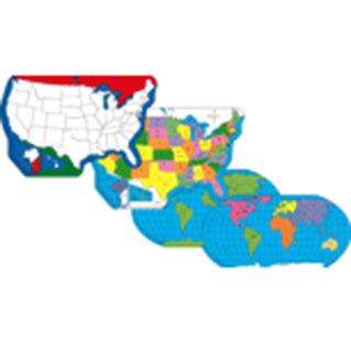 Practice Map - World & US Map Pack