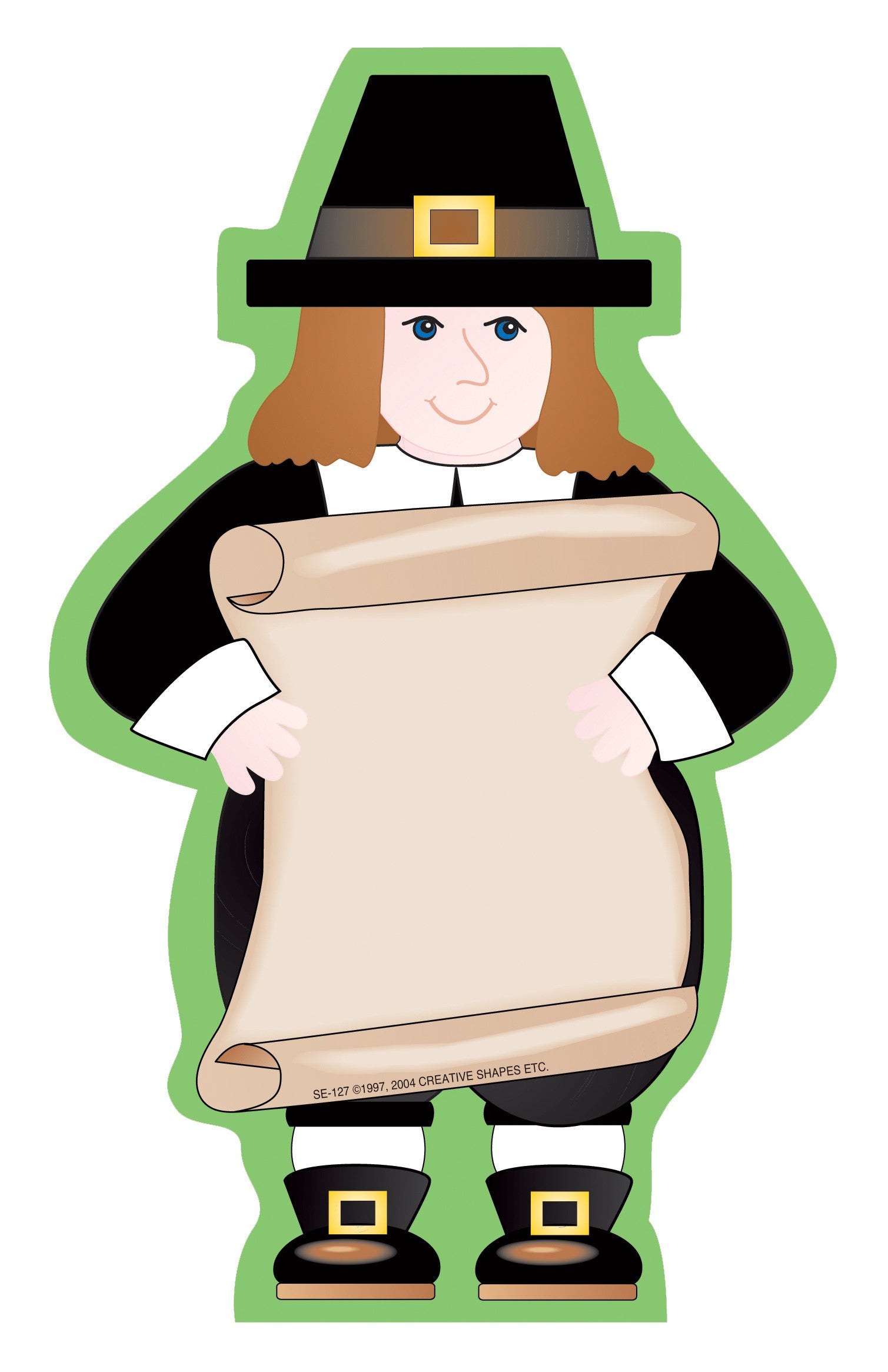 Pilgrim Boy Clip Art
