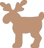 Sticky Shape Notepad - Deer | Creative Shapes Etc.