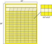 SHAPES ETC. Vertical Chart - Set of 10