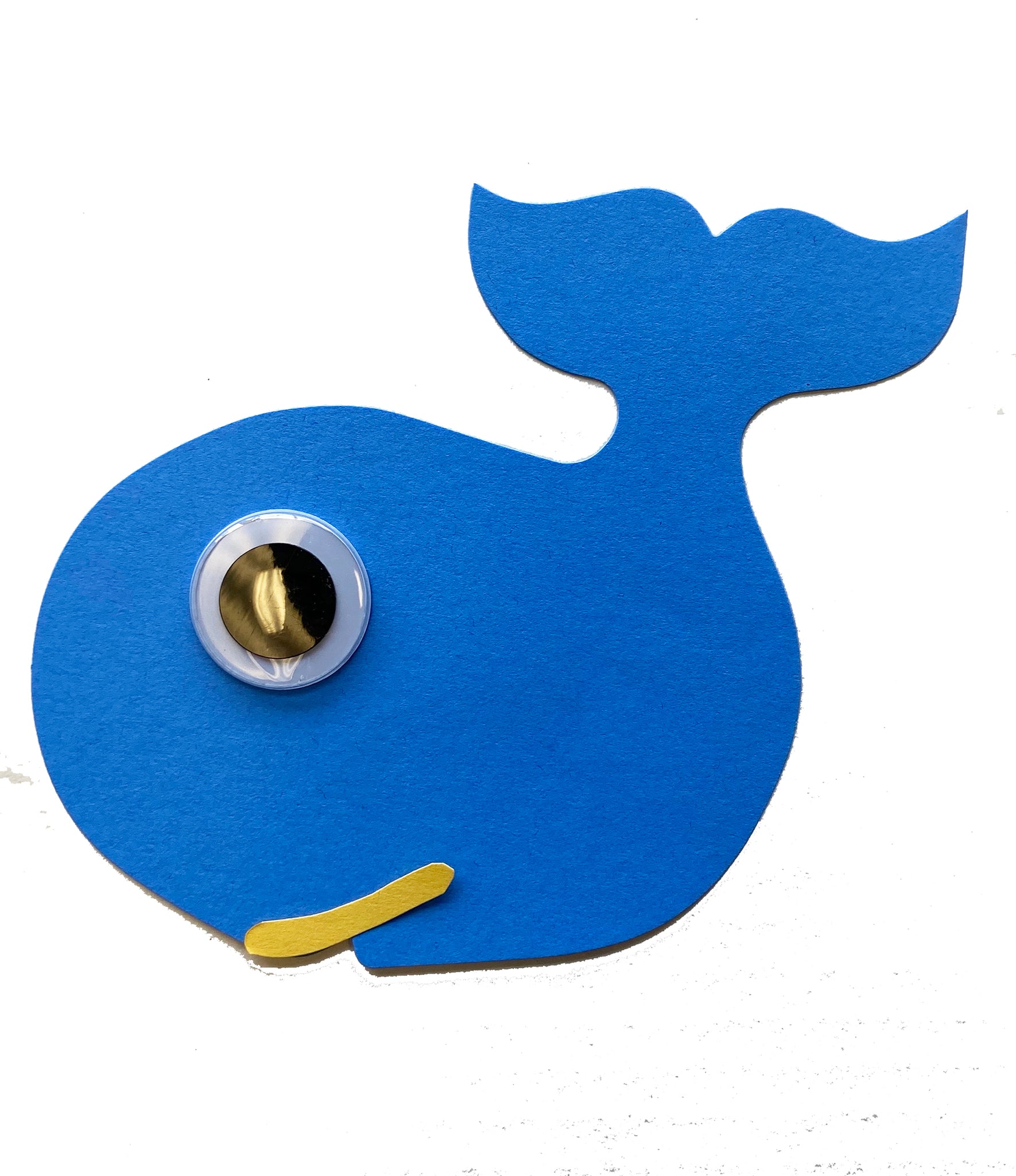 SHAPES ETC. Large Single Color Cut-Out - Whale