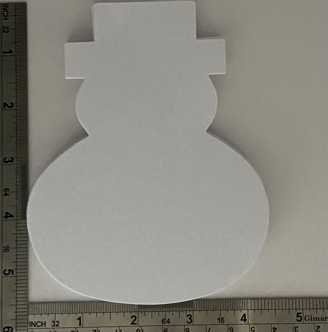 SHAPES ETC. Single Color Cut-Out - Snowman